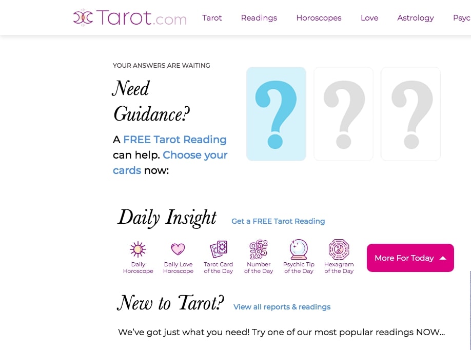 20 Free Tarot Card Reading Websites For Seeing Into Your Future ...