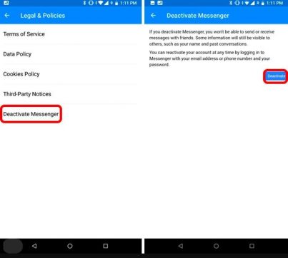 How to Deactivate Your Facebook Account and Messenger | Robots.net