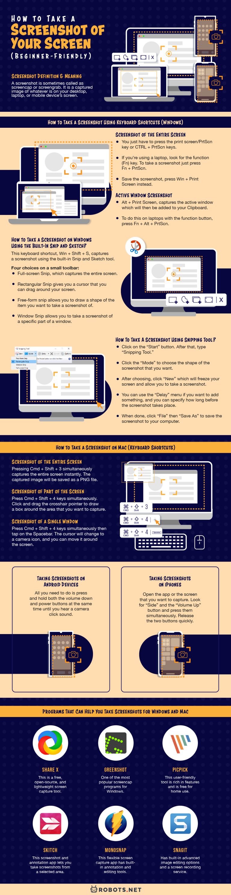 How to Take a Screenshot of Your Screen (Beginner-Friendly) | Robots.net