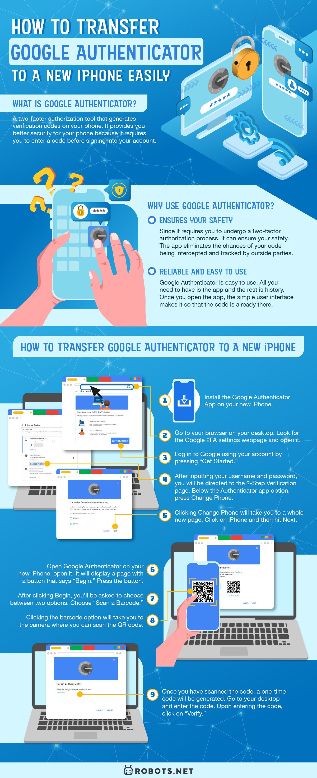 How to Transfer Google Authenticator to a New iPhone Easily | Robots.net