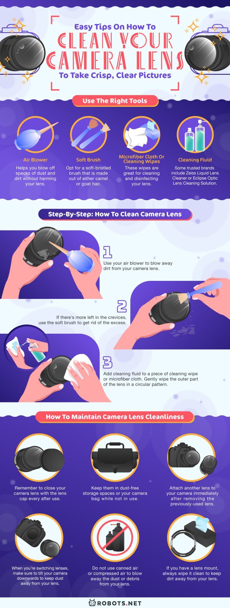Easy Tips On How To Clean Camera Lens To Take Clear Pictures