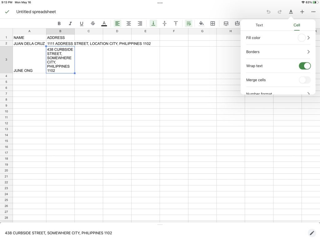 How to Wrap Text in Google Sheets? (Guide) | Robots.net